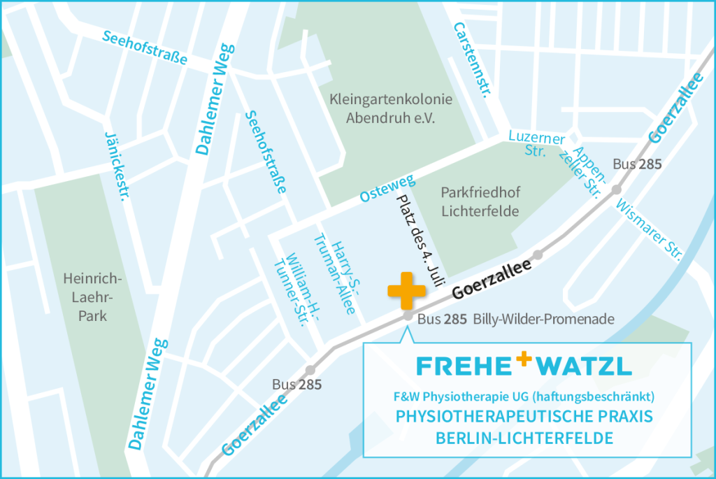 Praxis-Standorte und mobiles Team in Berlin - Frehe + Watzl